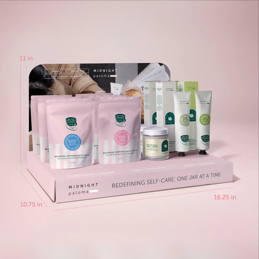 WS Bundle: Cafe Collection + Branded Display Unit | Midnight Paloma